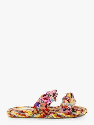 Zimmermann Ed Raffia Carousel Sandals - Multicolor