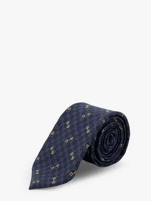 Gucci Silk Morset Tie - Blue