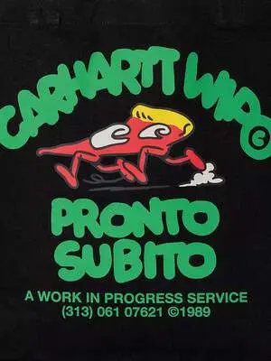 Carhartt Work In Progress Canvas Graphic Tote Bag