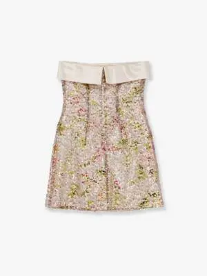 Alberta Ferretti Mini Dress With Sequins