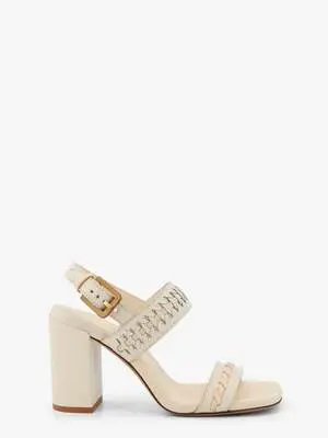 Zimmermann Alchemy 85 Leather Sandals - Beige