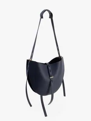 MINOBOSSI Lizzie Leather Shoulder Bag - Blue