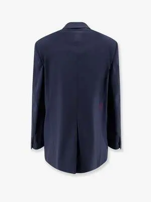 AMARANTO Virgin Wool Blend Blazer
