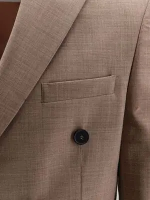 AMARANTO Virgin Wool Blend Blazer