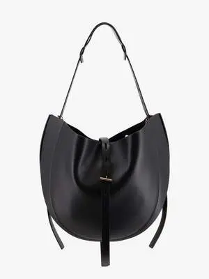 MINOBOSSI Liz Leather Crossbody Bag - Black