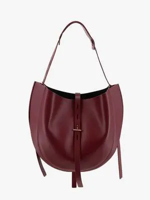 MINOBOSSI Liz Leather Crossbody Bag - Red