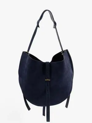 MINOBOSSI Suede Crossbody Bag - Blue