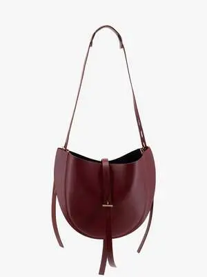 MINOBOSSI Lizzie Leather Crossbody Bag - Red