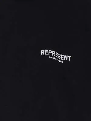 REPRESENT Cotton Sweatshirt With Printed Logo On The Front