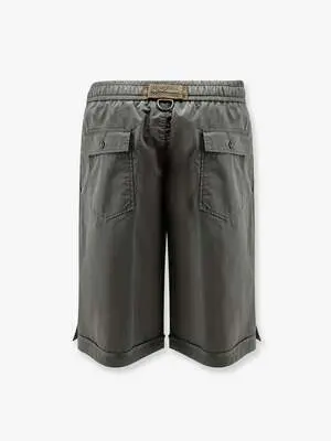 Dolce & Gabbana Cotton Shorts With Logo Detail