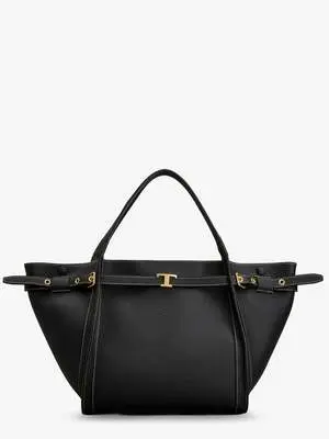 TOD'S Hammered Laeather Tote Bag