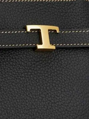 TOD'S Hammered Laeather Tote Bag