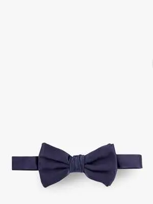 Giorgio Armani Silk Bow Tie - Blue