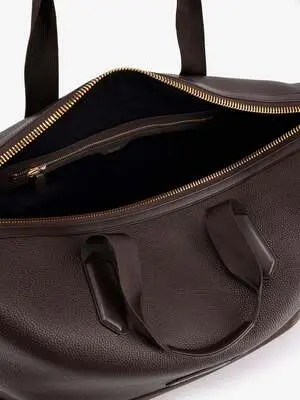 TOM FORD Leather Travel Bag With Suede Inserts
