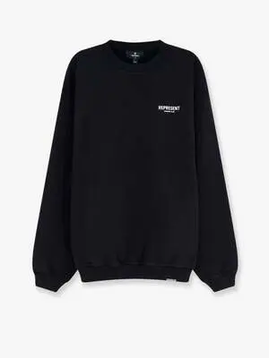 REPRESENT Cotton Sweatshirt With Printed Logo On The Front