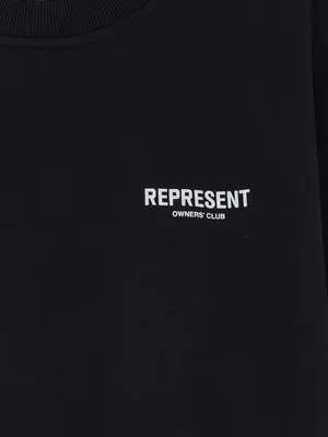 REPRESENT Cotton Sweatshirt With Printed Logo On The Front