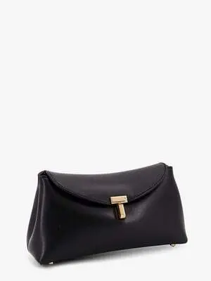 TOTEME Mini T-lock Leather Clutch