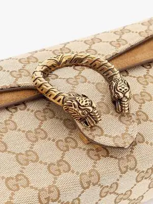 Gucci Dionysus Gg Fabric Crossbody Bag - Beige