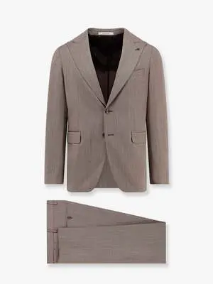 Tagliatore Virgin Wool Suit - Brown