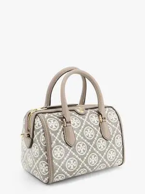 Tory Burch Barrel Bag T Monogram Coated Canvas Handbag