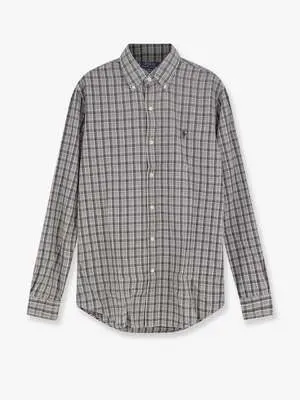 Polo Ralph Lauren Custom Fit Cotton Shirt - Grey