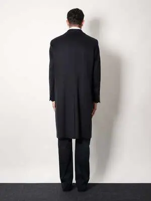 HEVO Cashmere Coat With Satin Lining