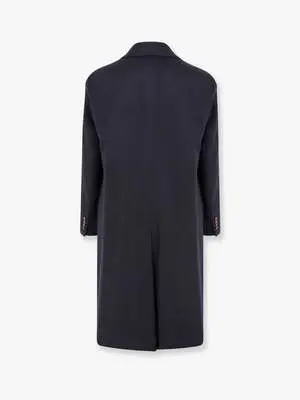 HEVO Cashmere Coat With Satin Lining