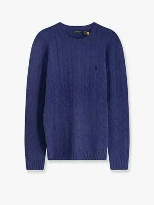 Polo Ralph Lauren Wool And Cashmere Blend Sweater - Blue