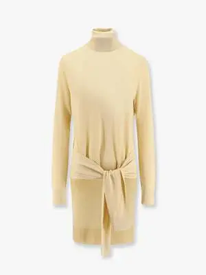 TOTEME Wool And Silk Turtleneck - Beige