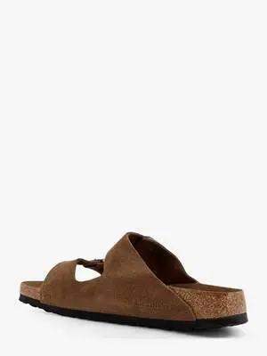 BIRKENSTOCK Arizona Suede Sandals - Brown