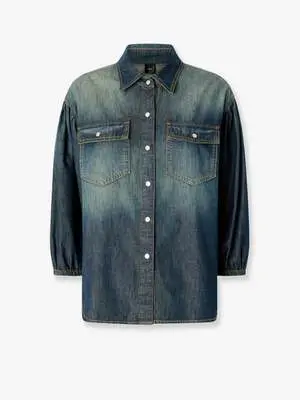 Pinko Danae Light Denim Shirt - Blue