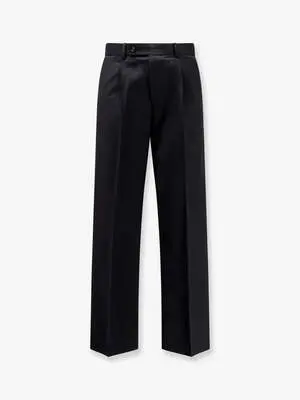 TONYWACK Wool Blend Trousers - Black