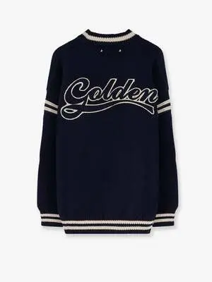 GOLDEN GOOSE Journey Cotton Knit Sweater