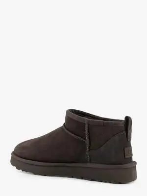 UGG Classic Ultra Mini Suede Ankle Boots - Grey