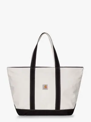 Carhartt Work In Progress Canvas Beach Tote Shopping Bag - Beige