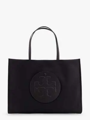 Tory Burch Ella Tote Nylon Handbag - Black