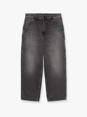 Carhartt Work In Progress Og Single Knee Cargo Denim Jeans - Grey