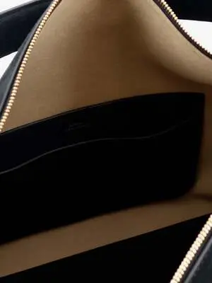 TOTEME Medium Bevel Suede Shoulder Bag