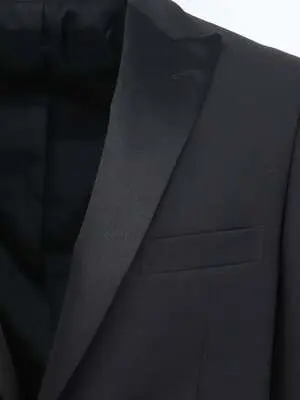 Tagliatore Tuxedo Virgin Wool Blazer