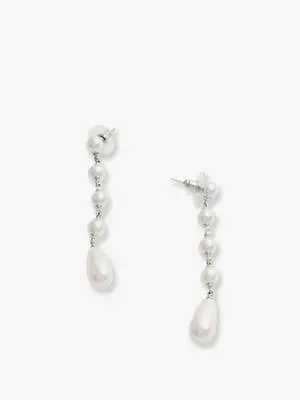 SELF-PORTRAIT Pearl Droplet Earrings