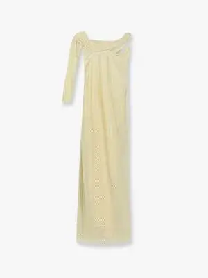 SELF-PORTRAIT Midi Dress With Rhinestones