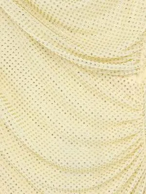 SELF-PORTRAIT Midi Dress With Rhinestones