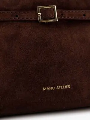 Manu Atelier Le Cambon 25 Suede Handbag