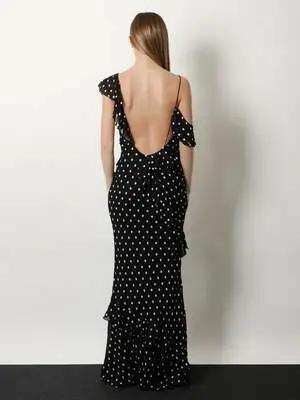 SELF-PORTRAIT Polka-dots Viscose Dress