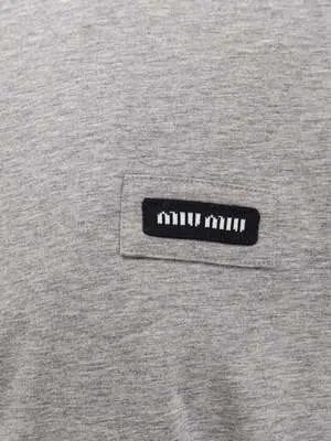 Miu Miu Mélange Jersey Sweatshirt