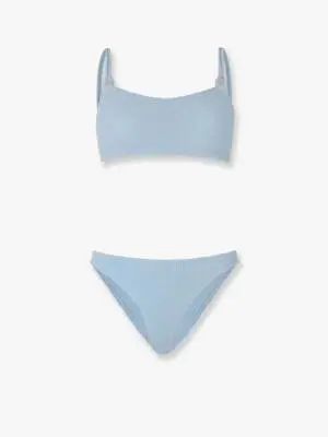 Hunza G Cassie The Original Crinkle Bikini - Blue