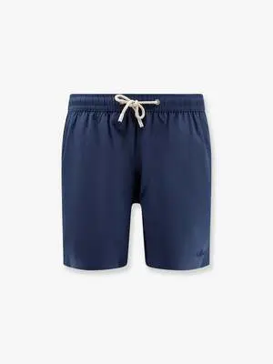 MC2 SAINT BARTH Comfort Recycled Nylon Swim Trunks - Blue