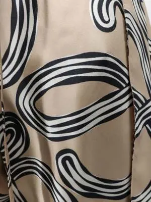 Loewe Printed Wide Leg Trousers