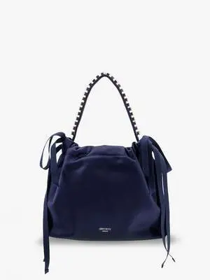 JIMMY CHOO Satin Crossbody Bag - Blue