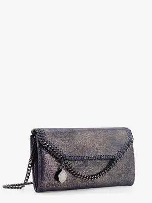 Stella McCartney Falabella Shaggy Deer Fabric Wallet